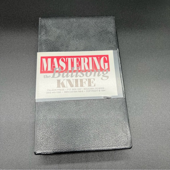 VHS | Media | Vintage Vhs Tape Mastering The Balisong Knife 994 | Poshmark